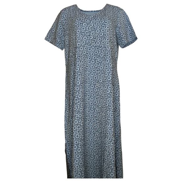 Joan Rivers | Dresses | Joan Rivers Womens Dress Sz L Printed Knit Midi ...